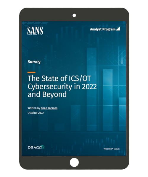 SANS Survey: The State of ICS/OT Cybersecurity in 2022 and Beyond